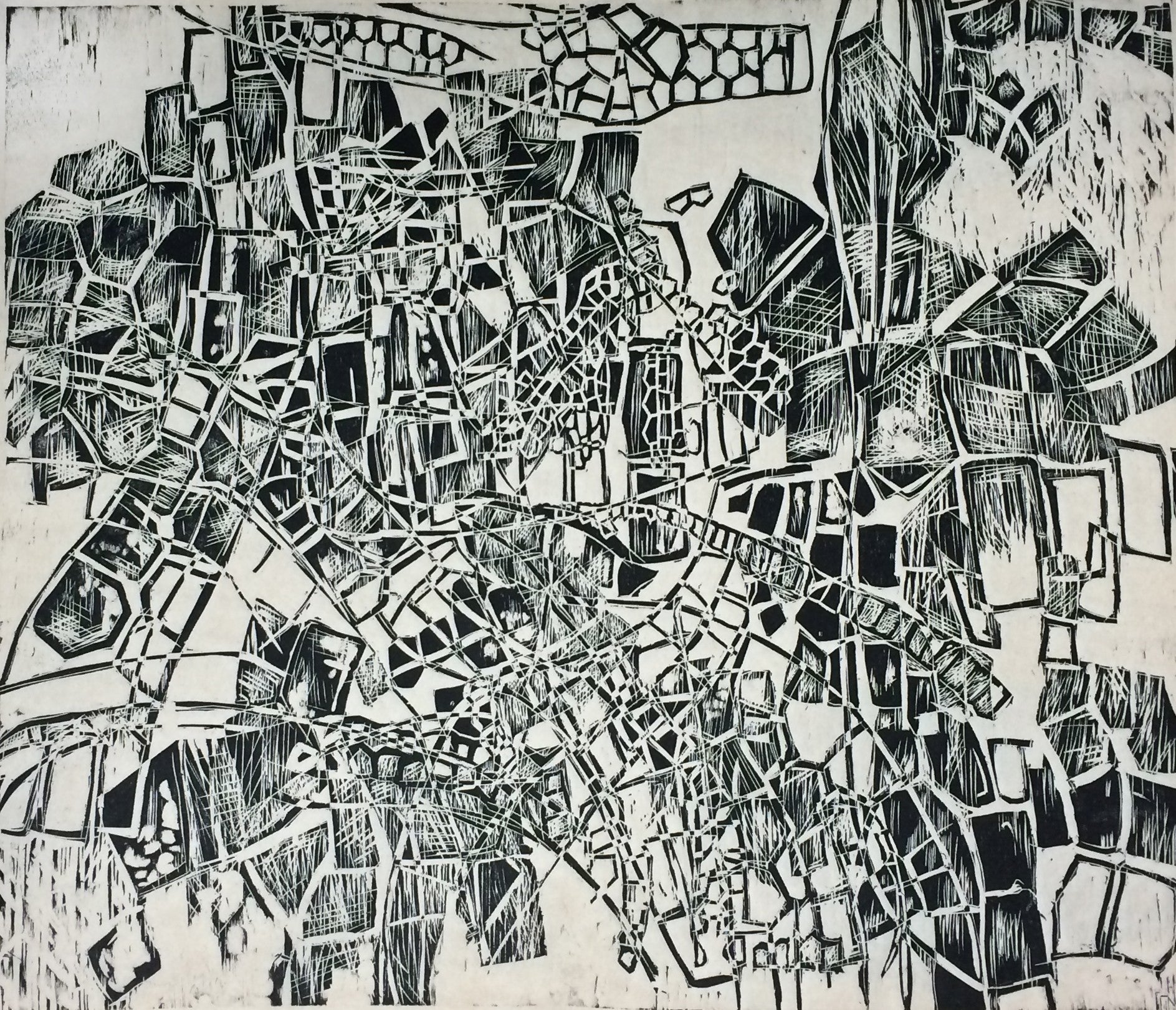 Discarded Map 30X33.5 – Maud Gallery Inc