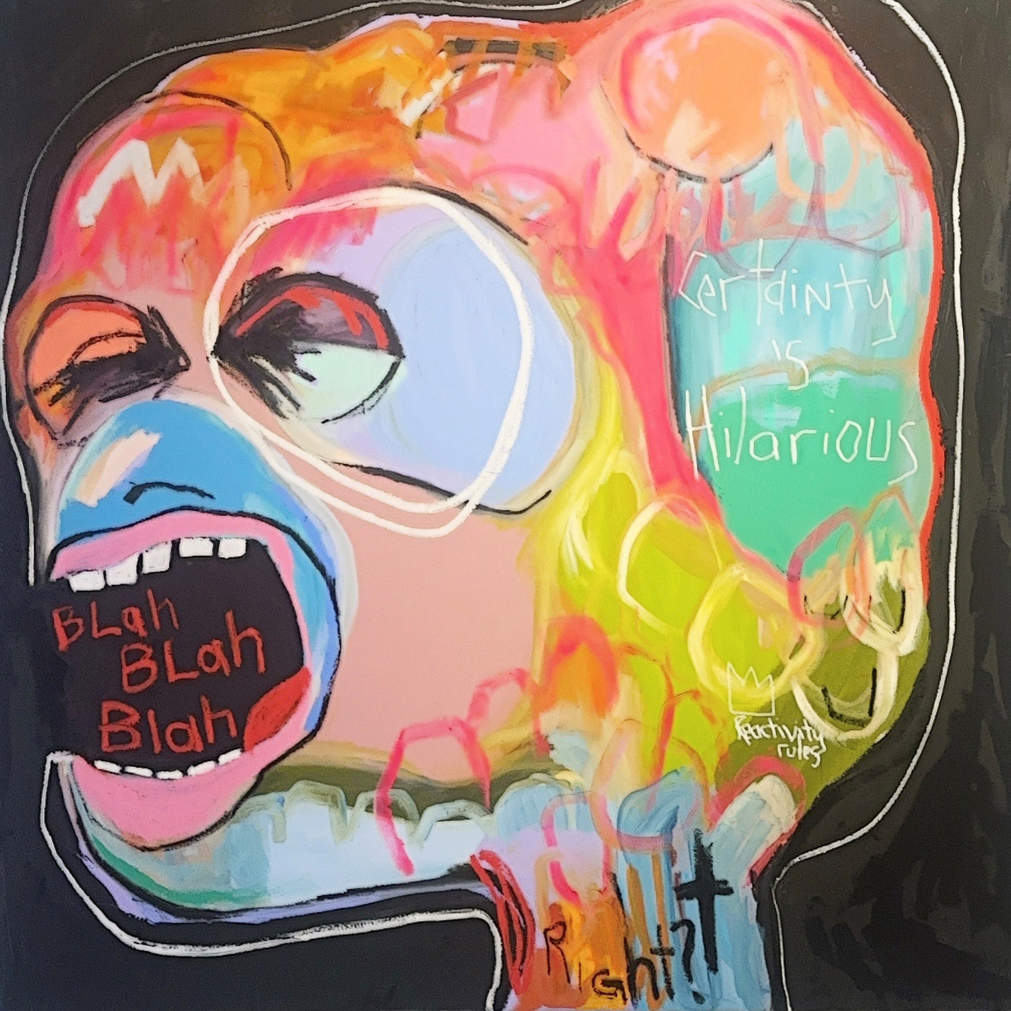 Blah Blah Blah Original -- Limited Edition Prints and Gallery Wrapped ...